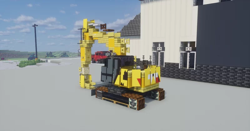 Cat 313GC, Excavator Minecraft Map