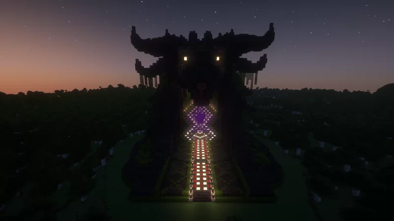 Minecraft Titan Nether Portal Statue V13 Minecraft Map