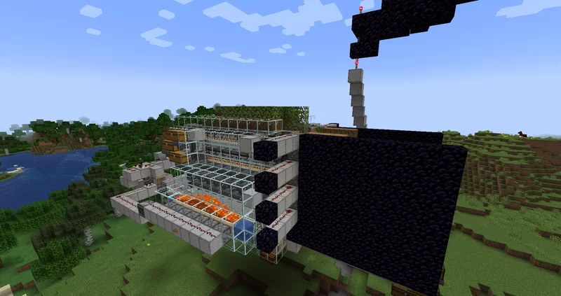 Xisuma/Cybot HC10 Rooted Dirt Farm, sort of. Minecraft Map