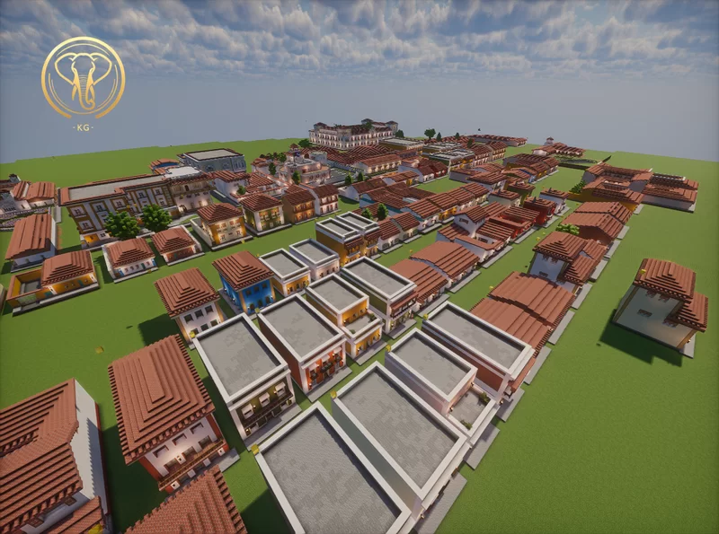 Colonial Hispanic Houses Colection Minecraft Map