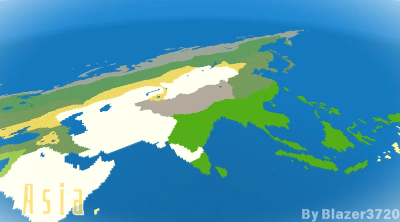 EarthScape: Map of the World Minecraft Map