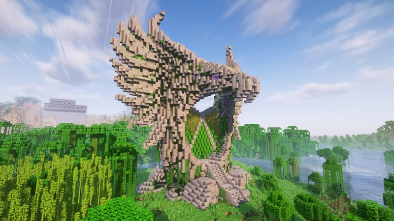 Minecraft Eagle Nether Portal Statue Minecraft Map