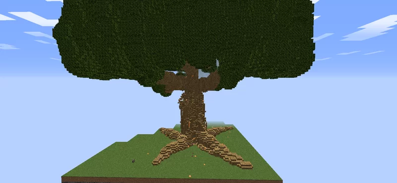 Arbol gigante/giant tree Minecraft Map