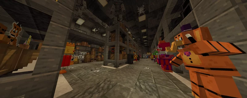 Fnaf Management Wanted Fazbear Factory Map Minecraft Map