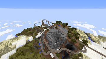 Land Structure Minecraft Maps with Downloadable Schematic