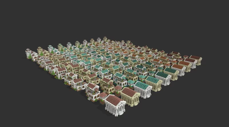 Roman House Pack [100+ Structures] Minecraft Map