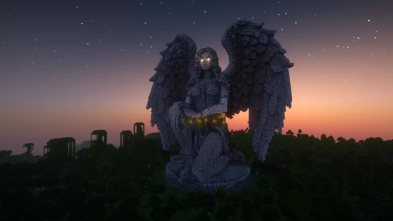 Minecraft Angel |Hera| Statue V24 Minecraft Map