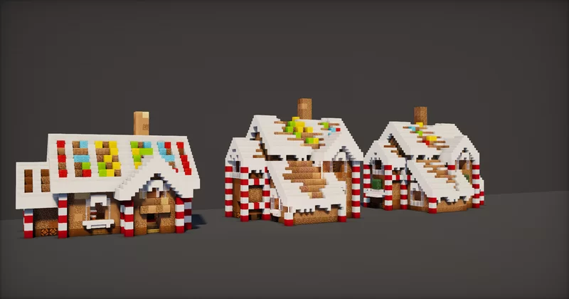 Gingerbread Houses Minecraft Map