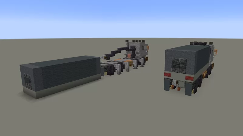 Aurochs Container Truck // HK Industries Minecraft Map