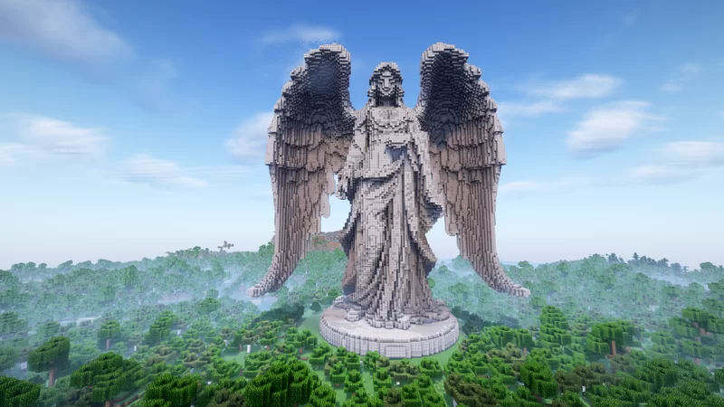 Minecraft Angel Statue V31 Free 😇 Minecraft Map