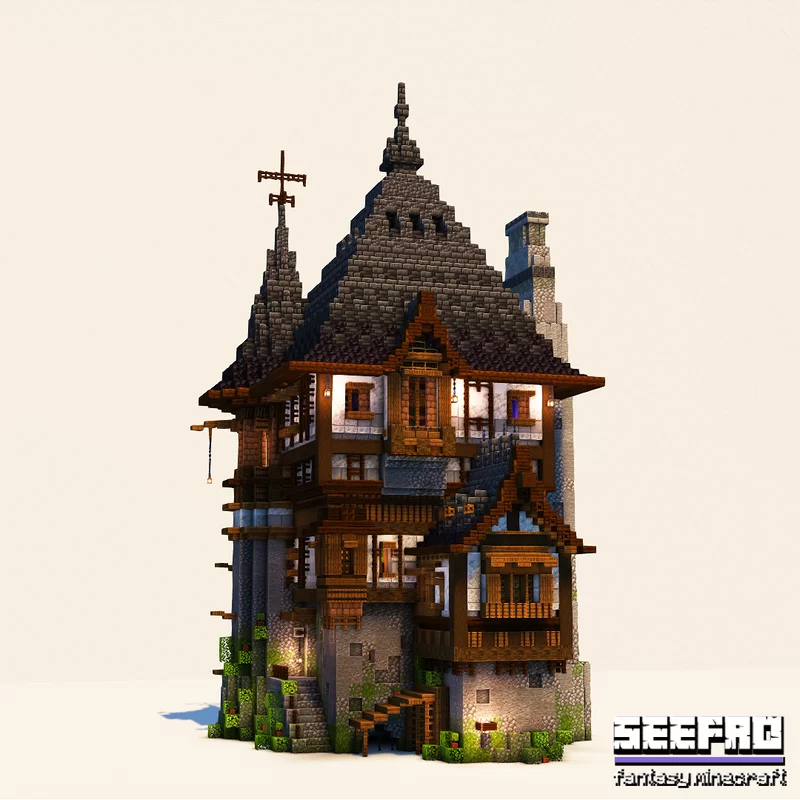 Deepslate den Minecraft Map