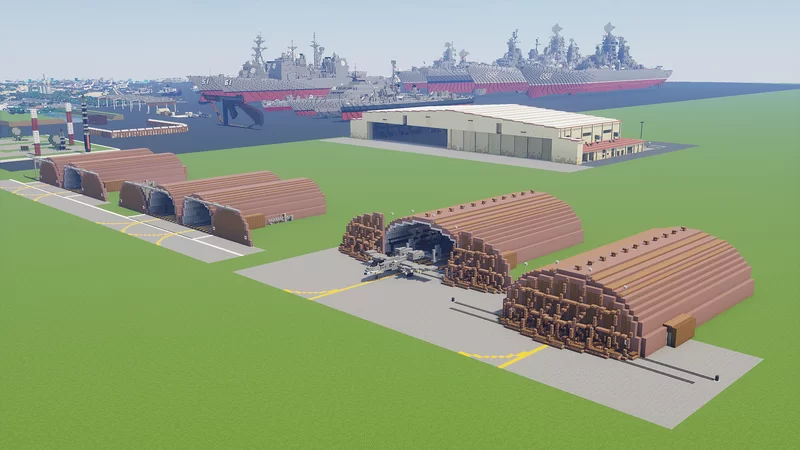 MC Military Force Arsenal 330+ Builds Collection V11 Minecraft Map