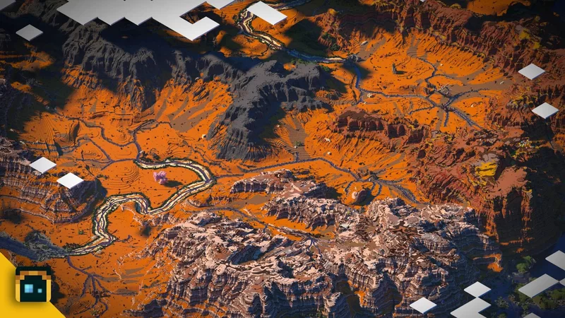 Montrimos, 3k, 1.21.5, Tri Mesa Canyon World [survival friendly, Download, Java, Minecraft World ...