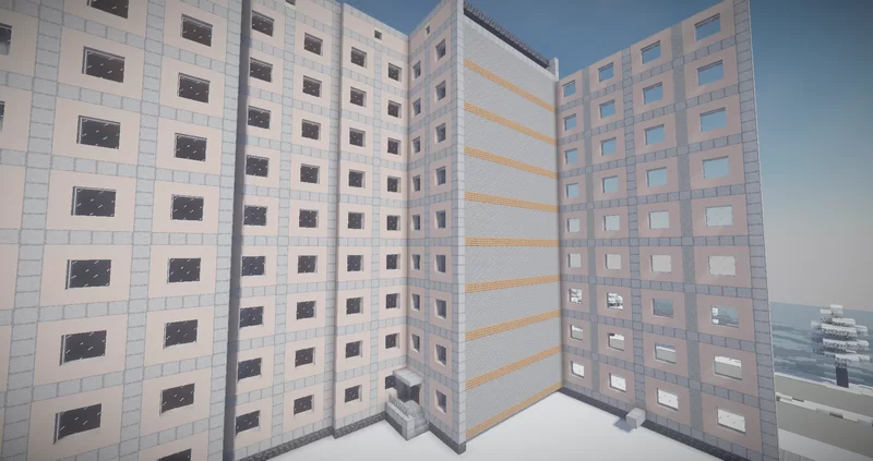 Russian apartment 1-LG606M corner piece (UdSSR) Minecraft Map
