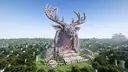 Minecraft Deer Head Nether Portal Statue V02 Free Minecraft Map
