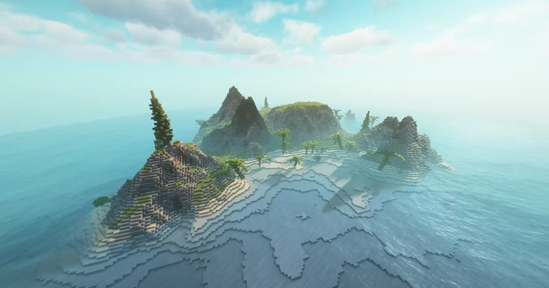 Lost Tropical Paradise Minecraft Map