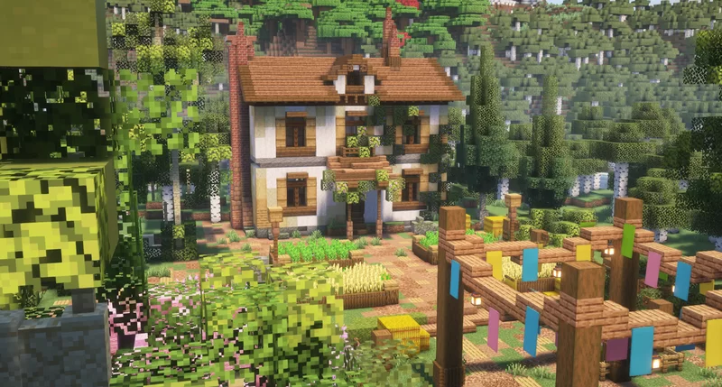 Secret Garden | Simple Starters | PaleoTech | Bedrock & Java | Minecraft Map