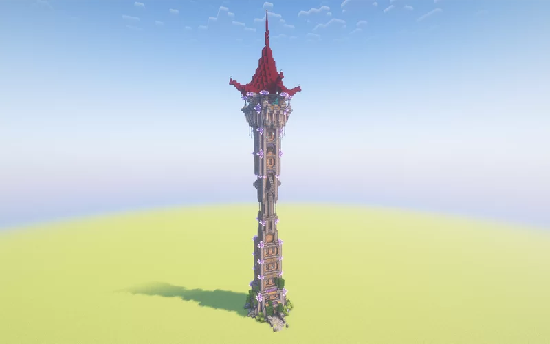 Enchanted Land: Wizard Tower Minecraft Map