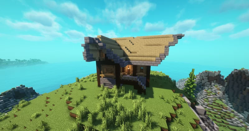 Rustic Mountain Lodge Minecraft Map