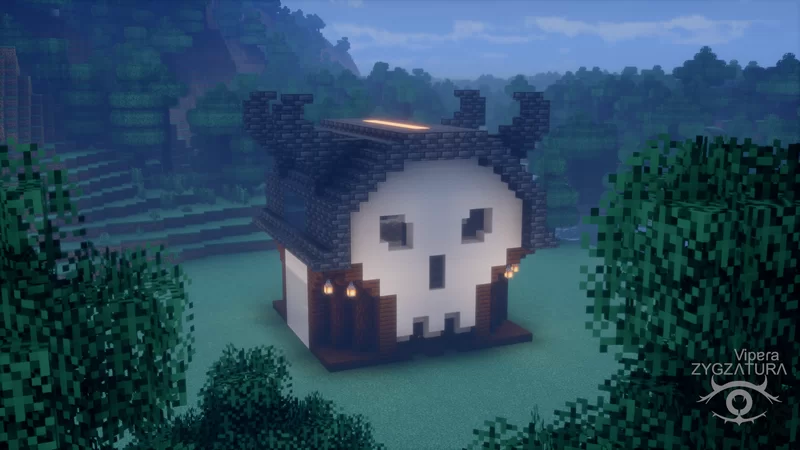Skull house Minecraft Map