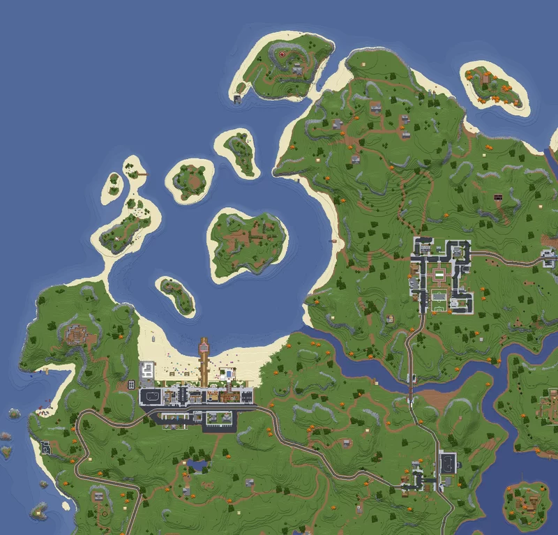 Fortnite Reality Zero - Chapter 2 and Chapter 3 maps Minecraft Map