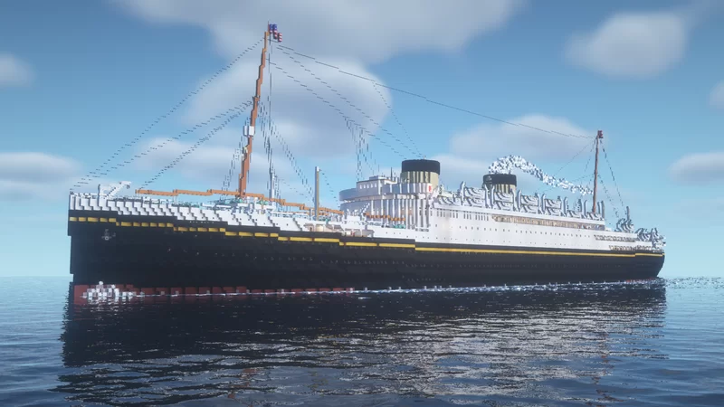 MV Georgic 1932 - The Bombed, Burned and Rebuilt Minecraft Map