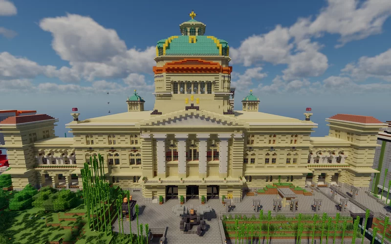 Swiss Federal Palace (Bundeshaus) Minecraft Map