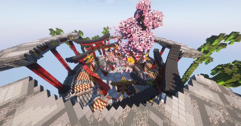 Sakura | Japanese Arena | Boss/PVP/Mob Arena Minecraft Map
