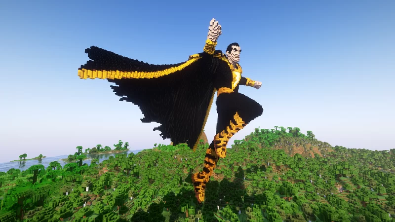 Minecraft Black Adam Statue Minecraft Map