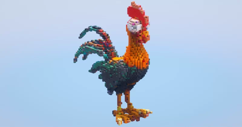 hay day rooster Minecraft Map