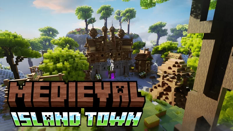 Medieval Island Town Minecraft Map