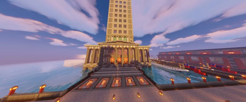 Boston Custom House Minecraft Map