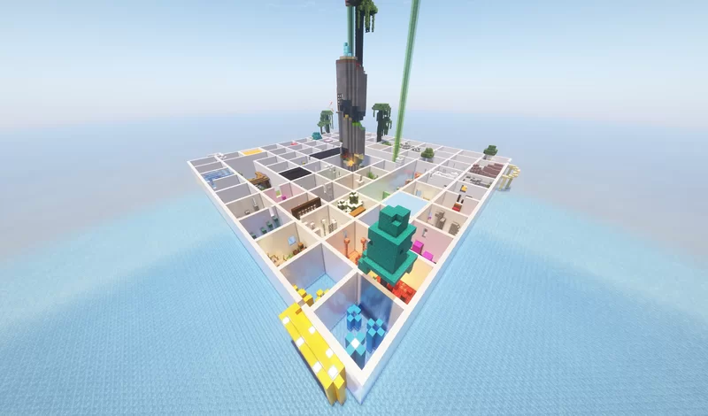 Orbiting Parkour Minecraft Map