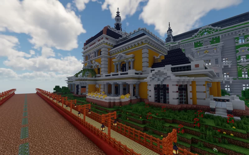 Old Mansion with interior (Renaissance) Minecraft Map