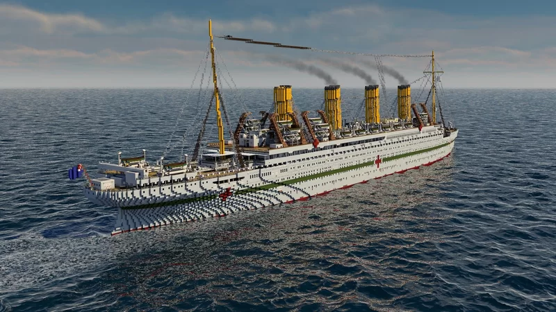 H.M.H.S. Britannic (1916) - 2023 version Minecraft Map