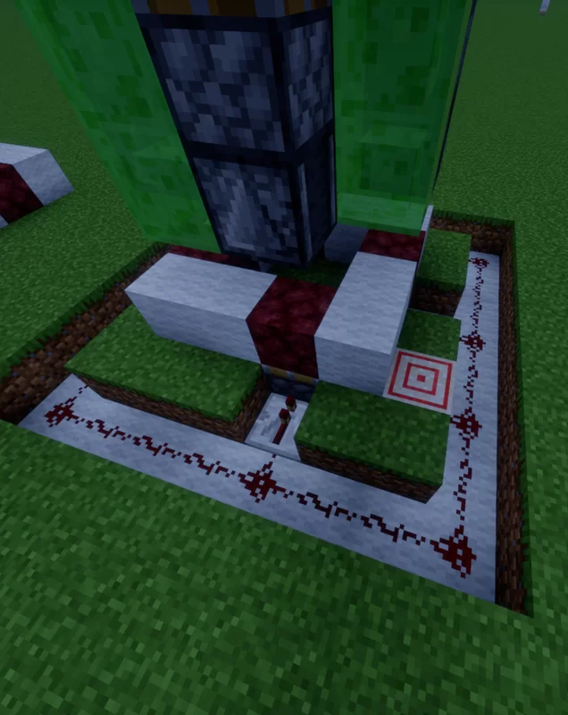 Redstone Rocket witch launcher Minecraft Map