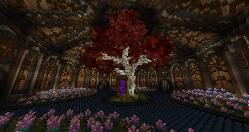 Gothic Nether Hub | Download Minecraft Map