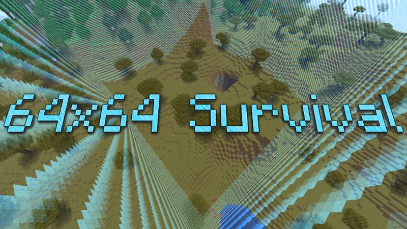 64x64 Survival World Minecraft Map