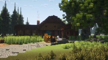 Farmhouse Minecraft Maps with Downloadable Schematic