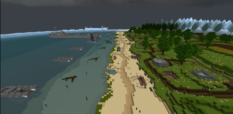 Western Front 44 Java (WW2 MAP JAVA) Minecraft Map