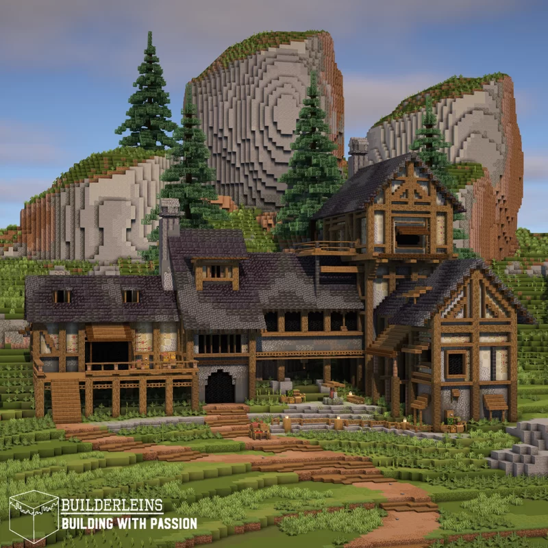 Woodland estate Minecraft Map