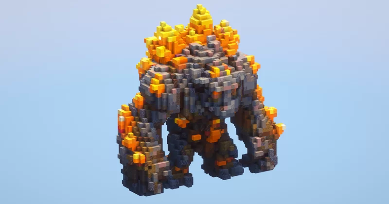 crystal golem small Minecraft Map