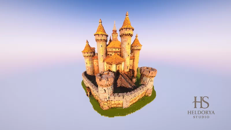 Beautiful Classic Castle - Vanilla Minecraft Map