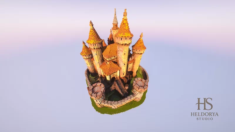Beautiful Classic Castle - Vanilla Minecraft Map