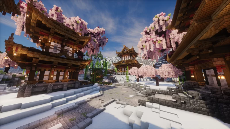 [Japanese village] — Litematica Minecraft Map