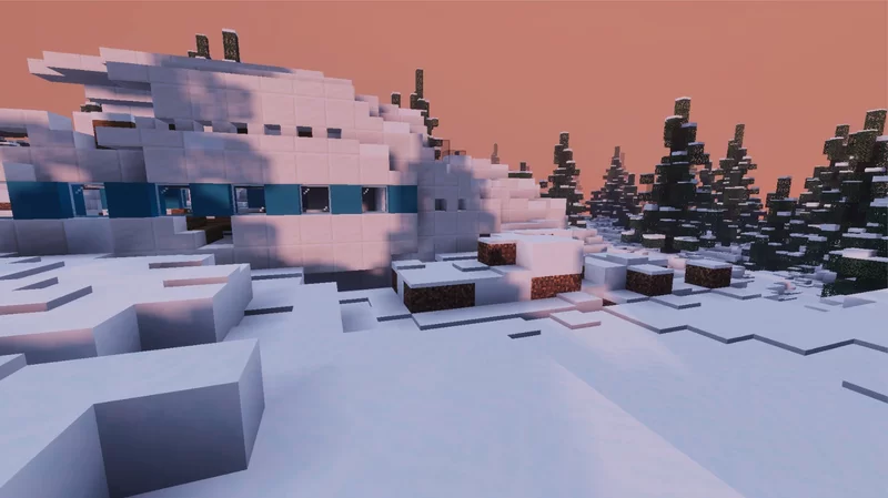 Plane crash in the Alaskan Wilderness Minecraft Map