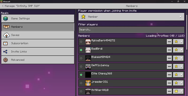 Infinity SMP Minecraft Map