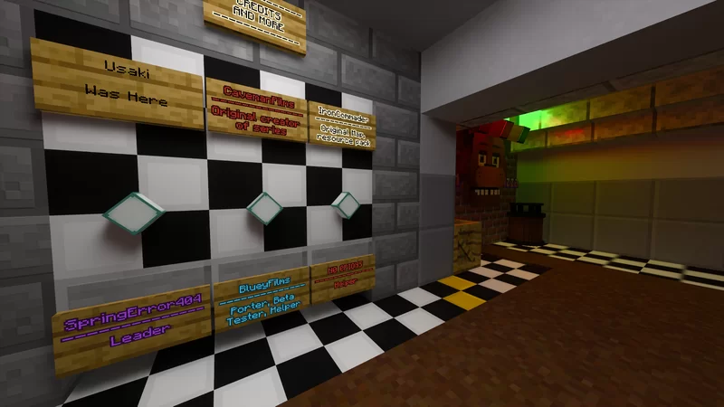 MNaF Factory | MNaF2 Bedrock - Minecraft Bedrock Maps - CurseForge