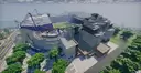 Minecraft Modern City - Blue City Minecraft Map