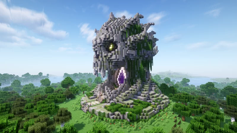 Minecraft Zombie Nether Portal Statue Minecraft Map